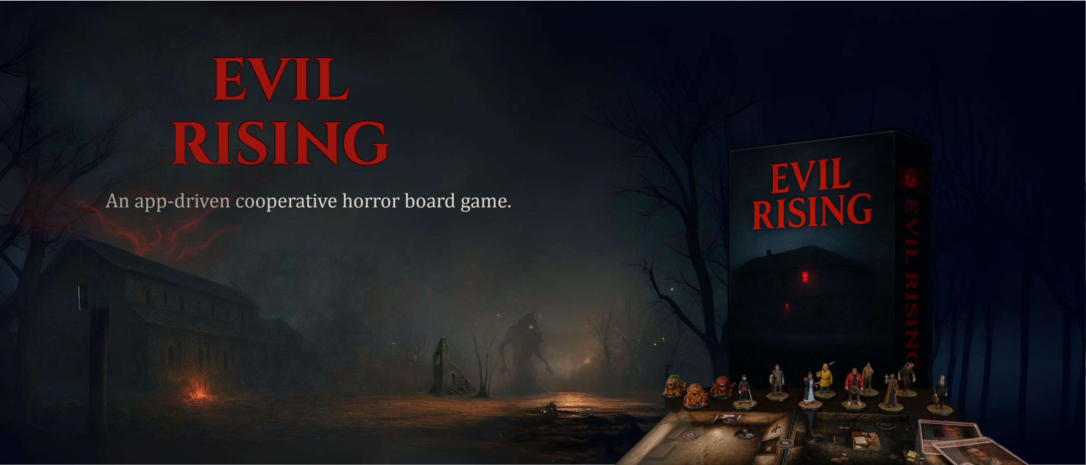 Evil Rising - App-driven Cooperative Board Game